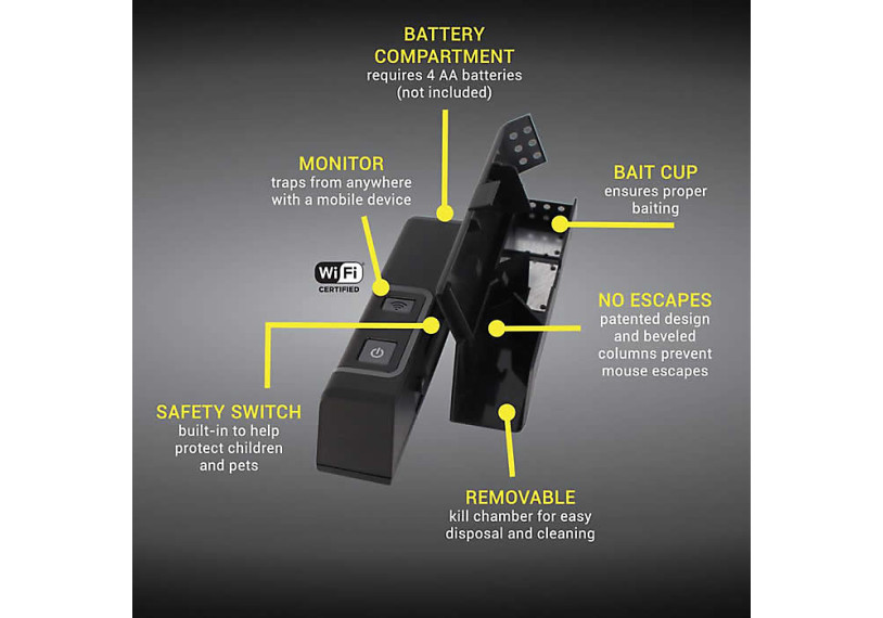 Smart-Kill Wi-Fi Electronic Mouse Trap Victor